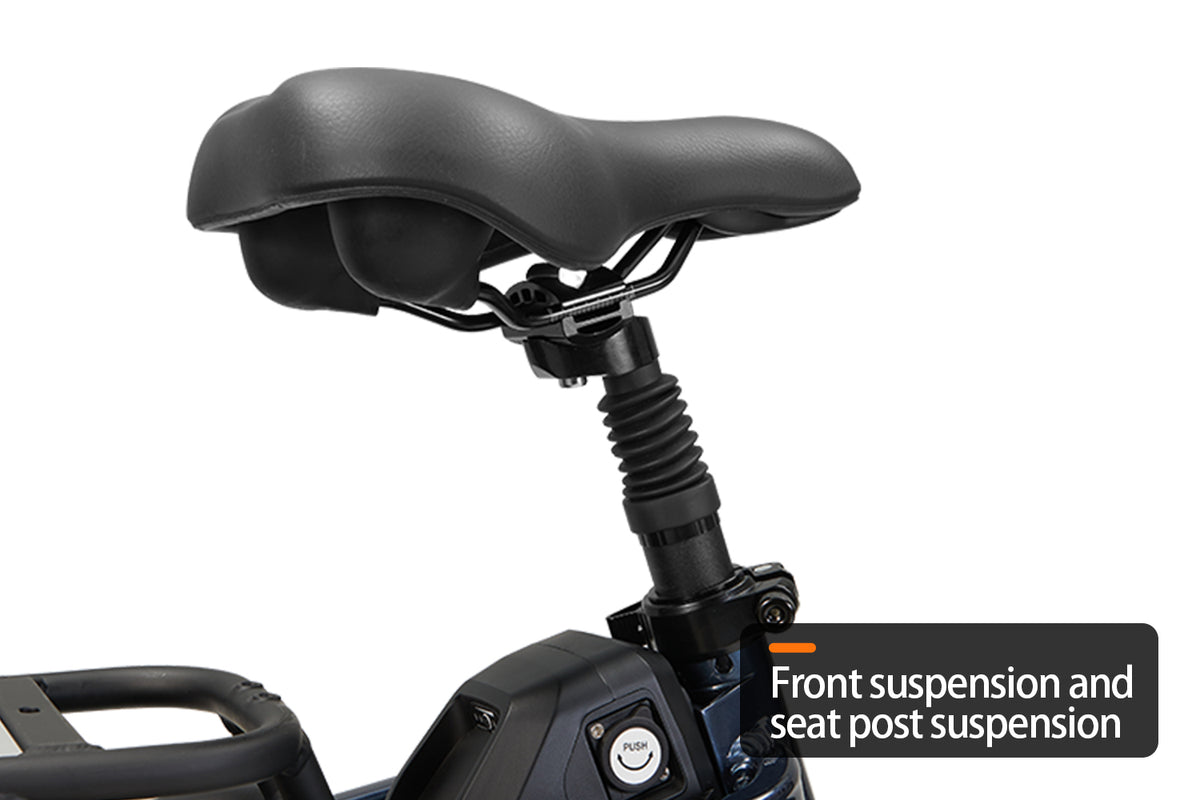 HAOQI Camel Electric Cargo Bike - Latest SUV Ebike (UL Certified)